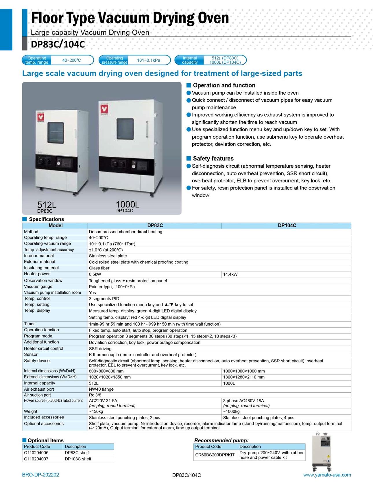 Industrial Vacuum Drying Ovens